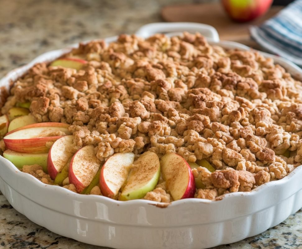 Easy Homemade Apple Cinnamon Crisp: Fall Dessert Recipe
