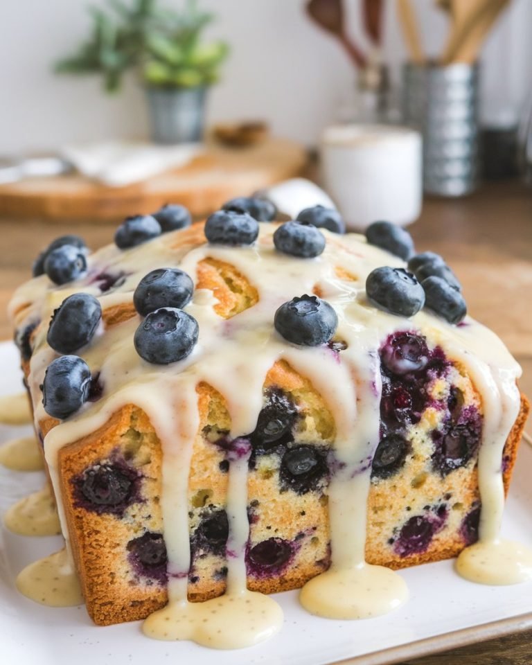 Easy Homemade Lemon Blueberry Loaf Recipe
