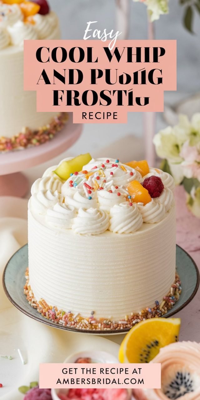 Easy Cool Whip and Pudding Frosting Recipe
