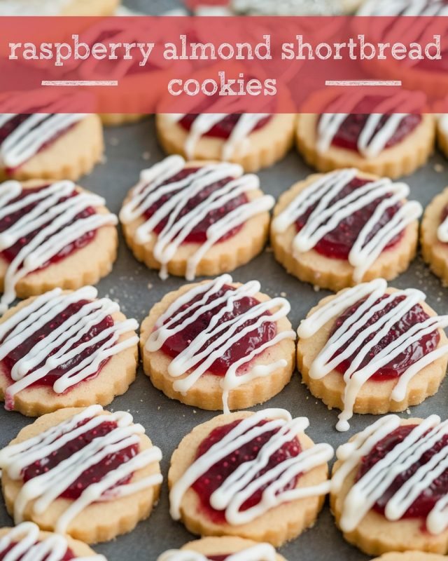 Raspberry Almond Shortbread Cookies: Irresistible Bites