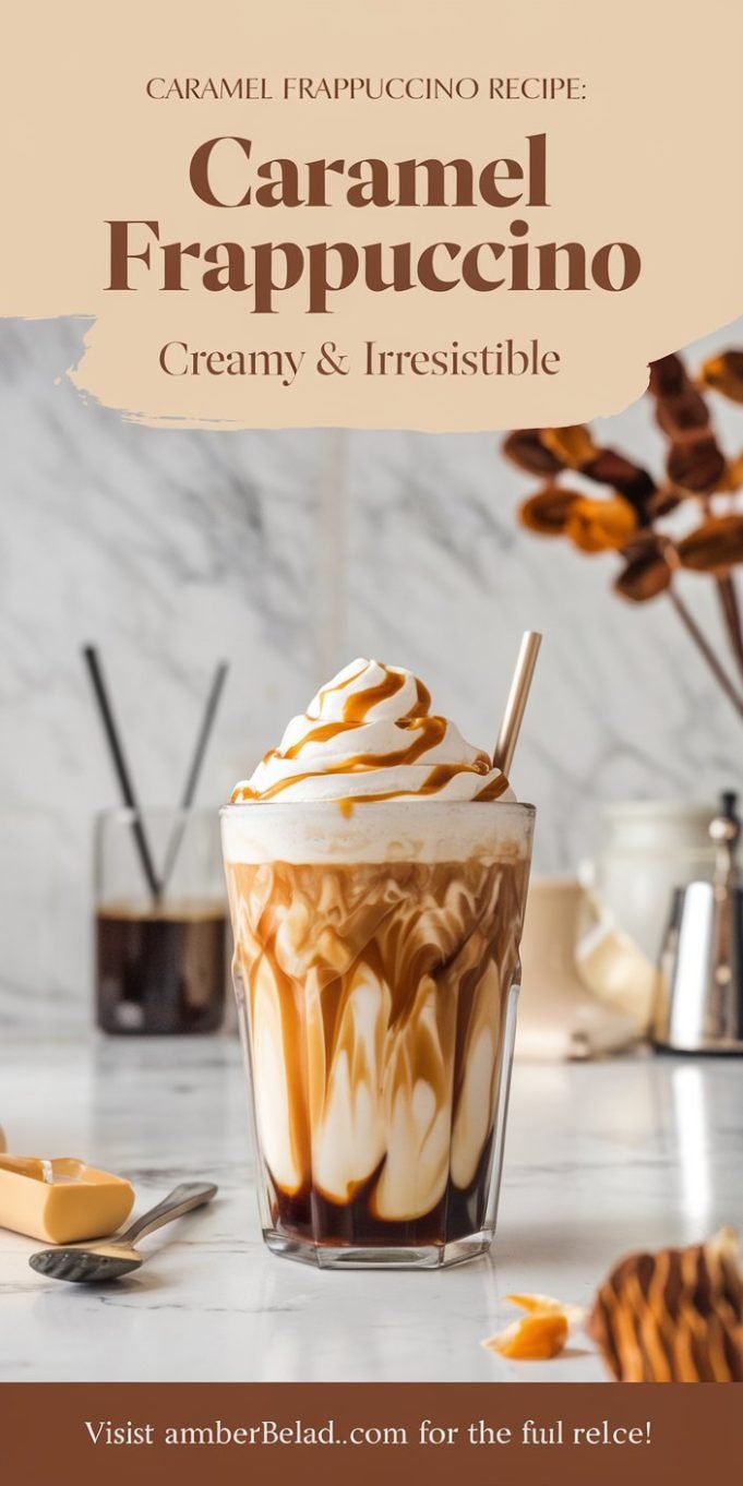 Caramel Frappuccino Recipe: Creamy & Irresistible