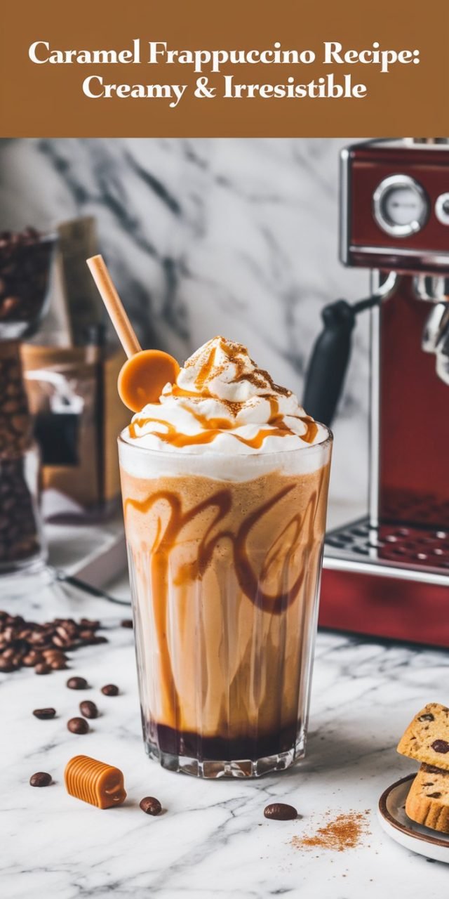 Caramel Frappuccino Recipe: Creamy & Irresistible