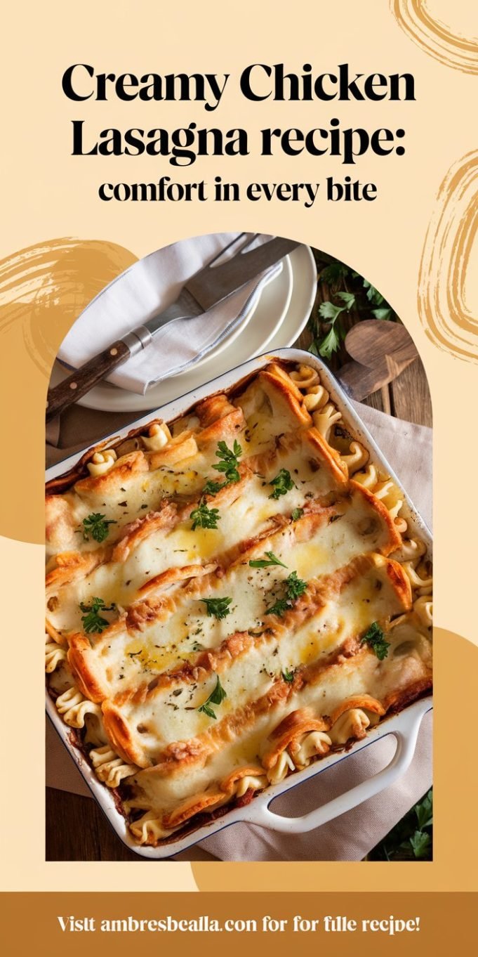 Creamy Chicken Lasagna Recipe: Comfort in Every Bite