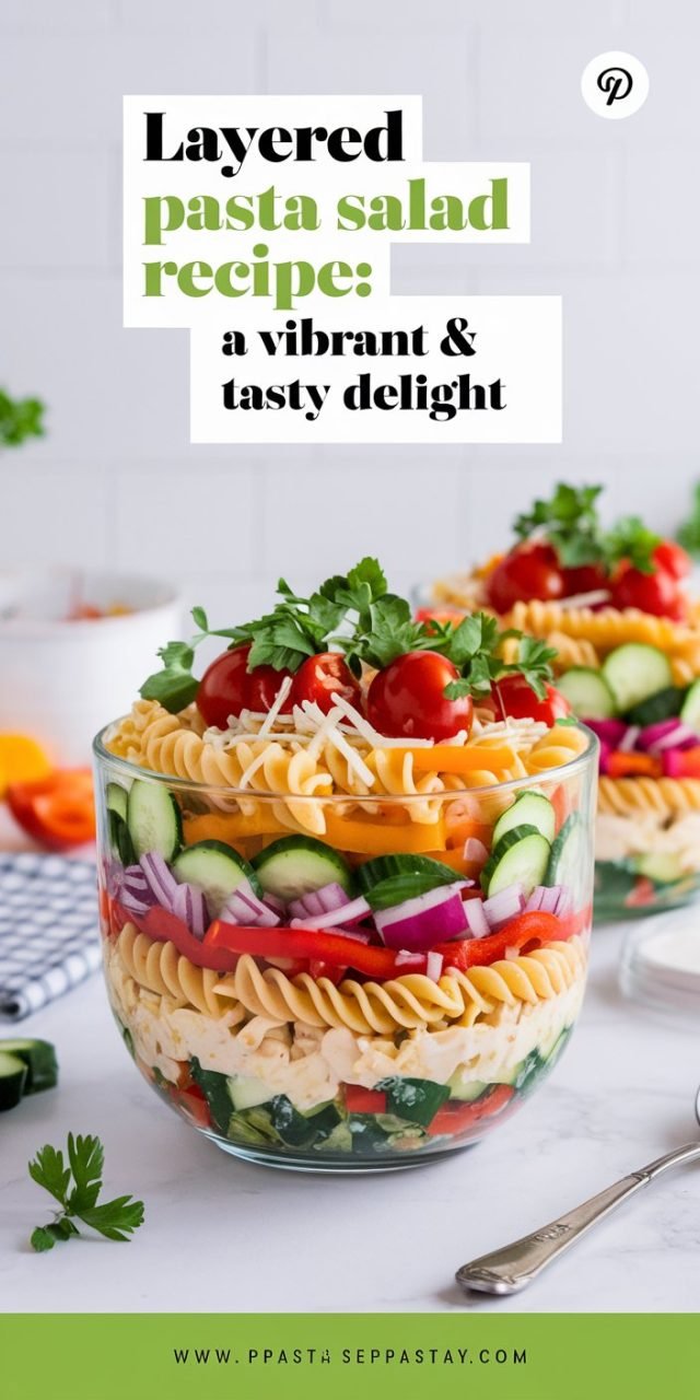 Layered Pasta Salad Recipe: A Vibrant & Tasty Delight