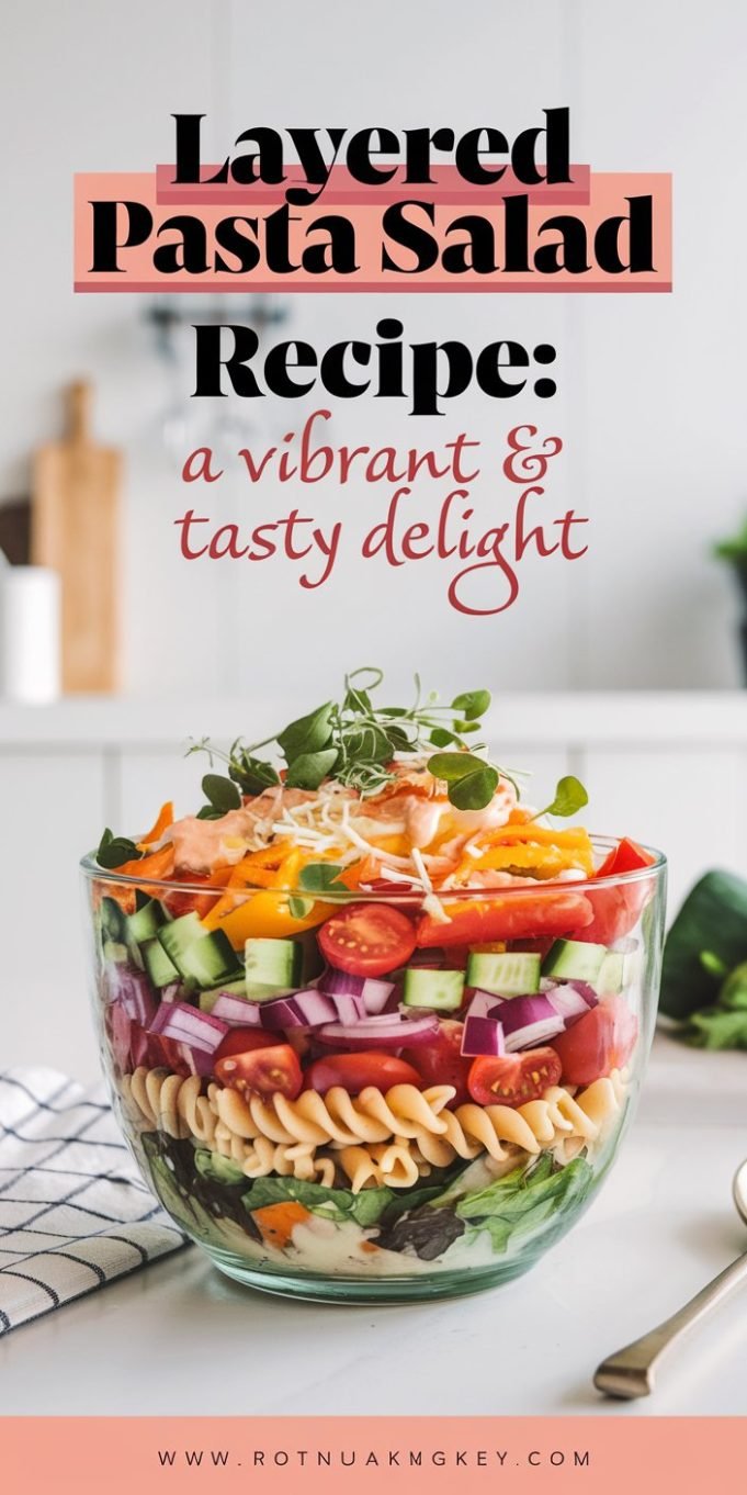 Layered Pasta Salad Recipe: A Vibrant & Tasty Delight
