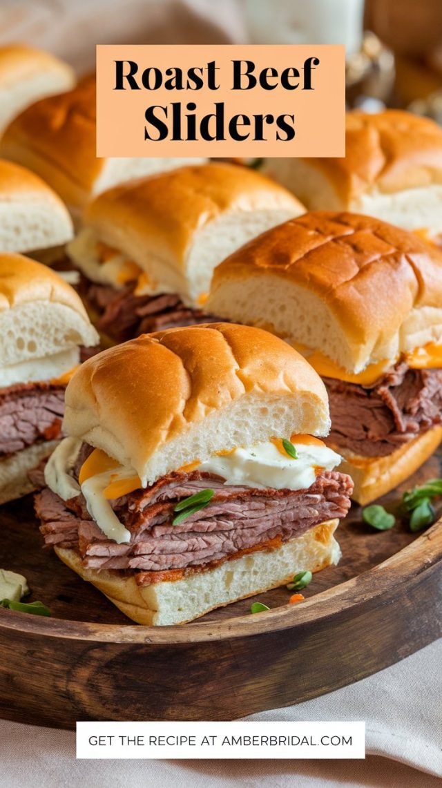 Juicy Roast Beef Sliders: The Perfect Appetizer or Meal