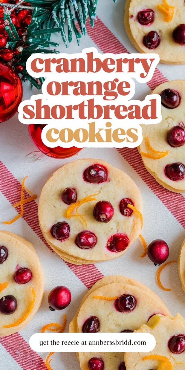 Cranberry Orange Shortbread Cookies: Irresistible Recipe
