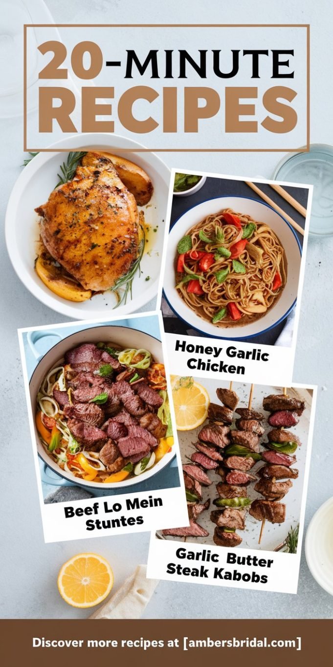 Easy 20-Minute Recipes: Delicious Meals for Busy Days