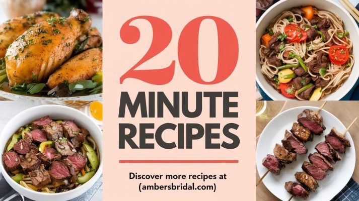 Easy 20-Minute Recipes: Delicious Meals for Busy Days