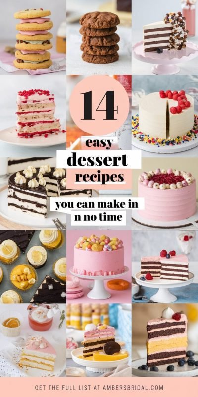 14 Easy Dessert Recipes You Can Make in No Time
