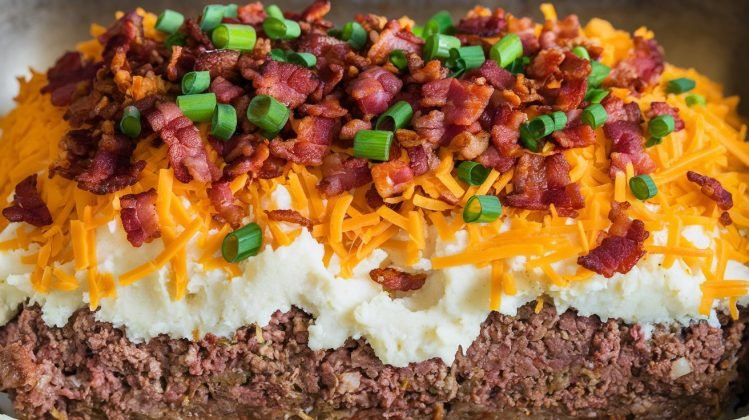 Cheesy Loaded Meatloaf Casserole