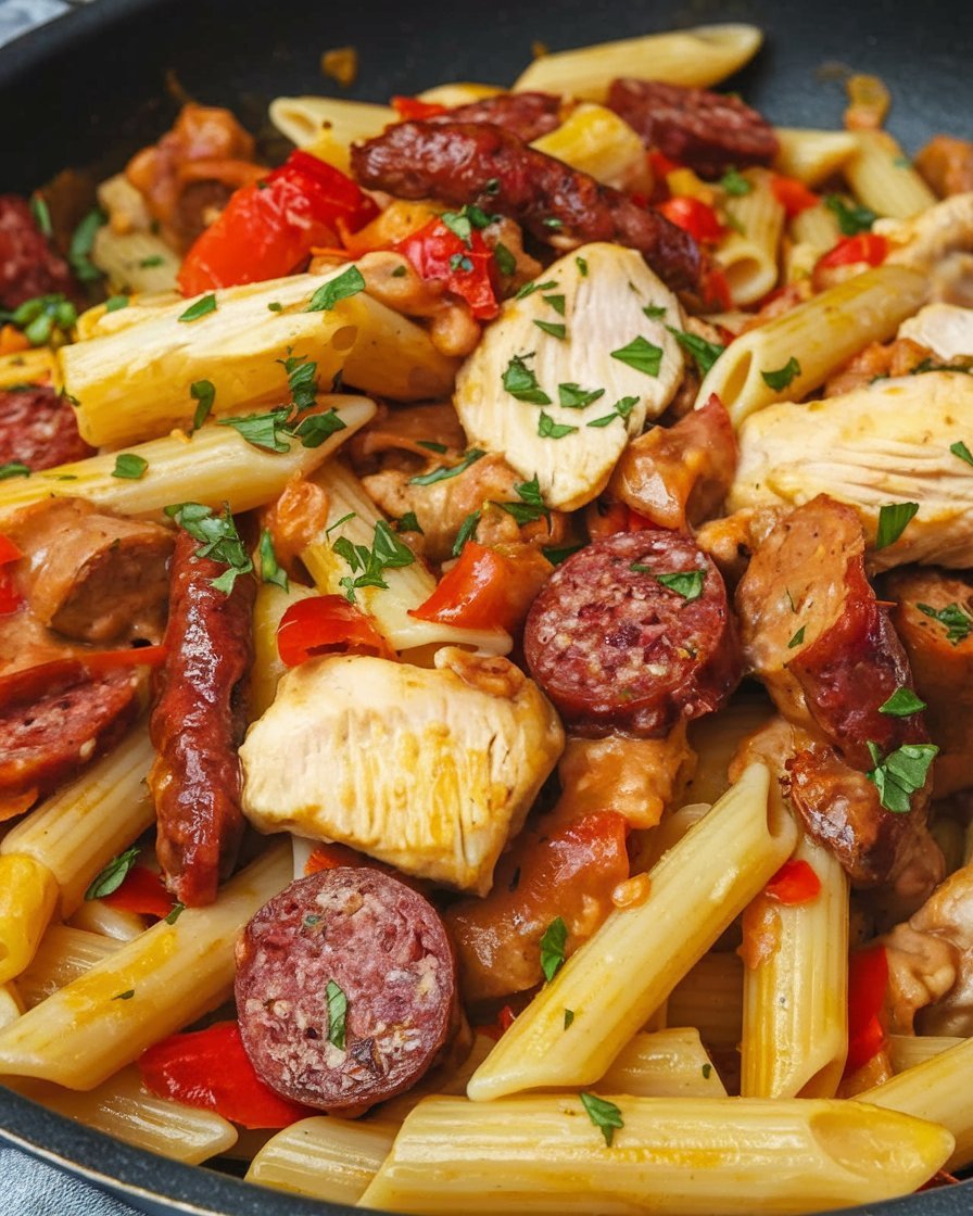 Delicious Chorizo and Halloumi Pasta Recipe