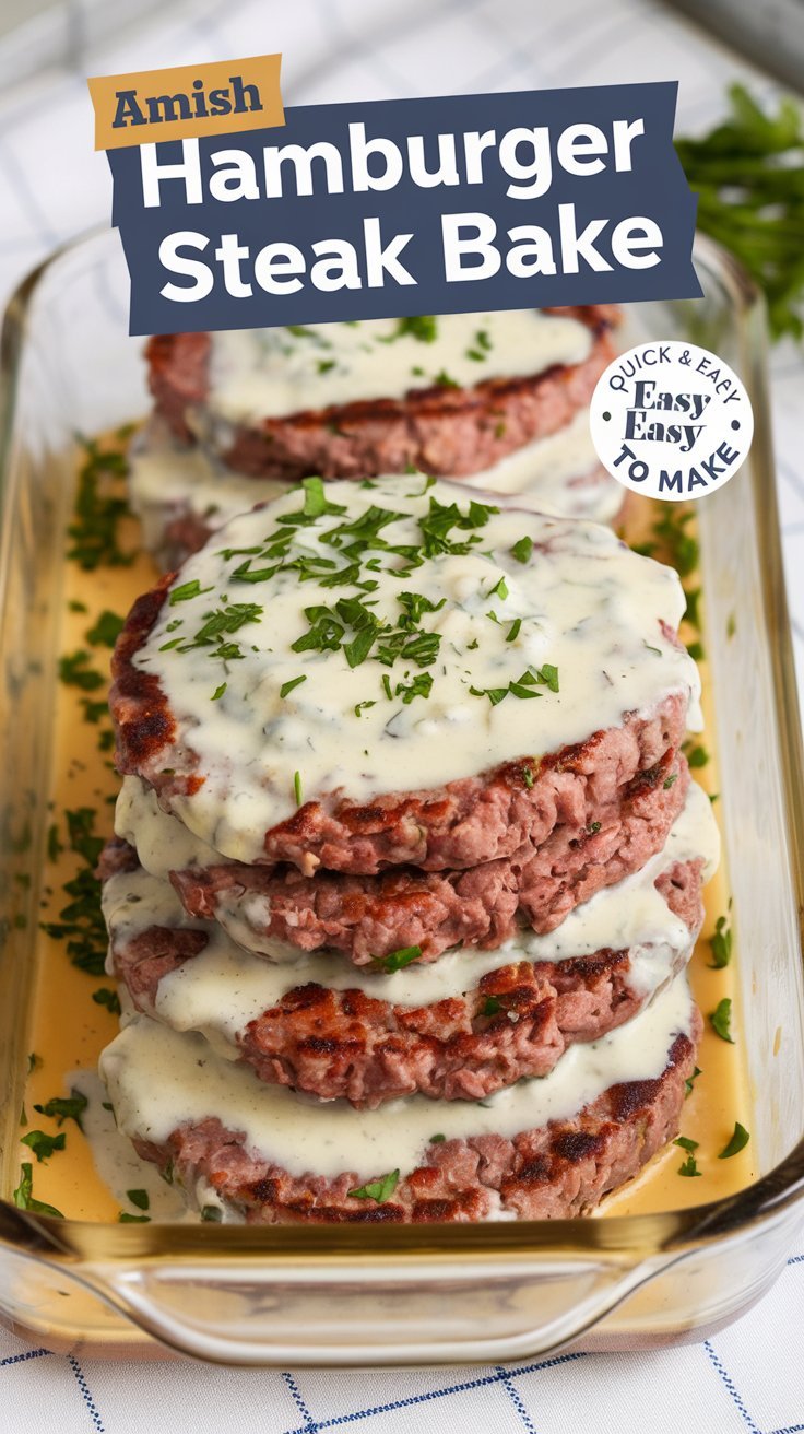 Amish Hamburger Steak Bake: A Cozy, Satisfying One-Dish Meal